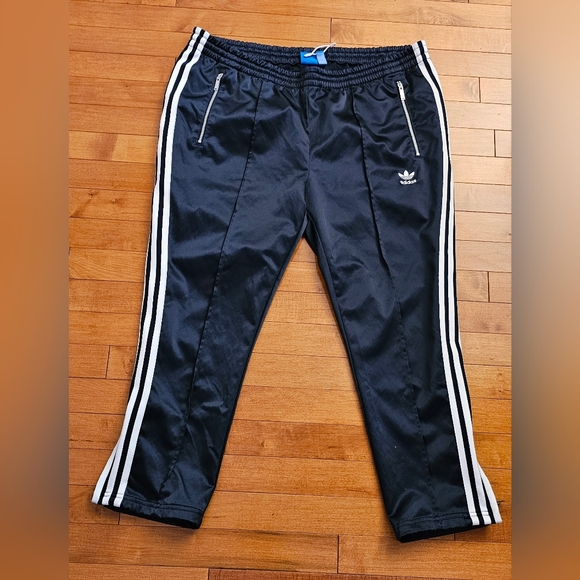 adidas | Pants & Jumpsuits | Adidas Vintage Satin Track Pants Womans ...